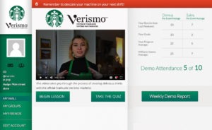 Starbucks Employee Training Learning Management System Website ...