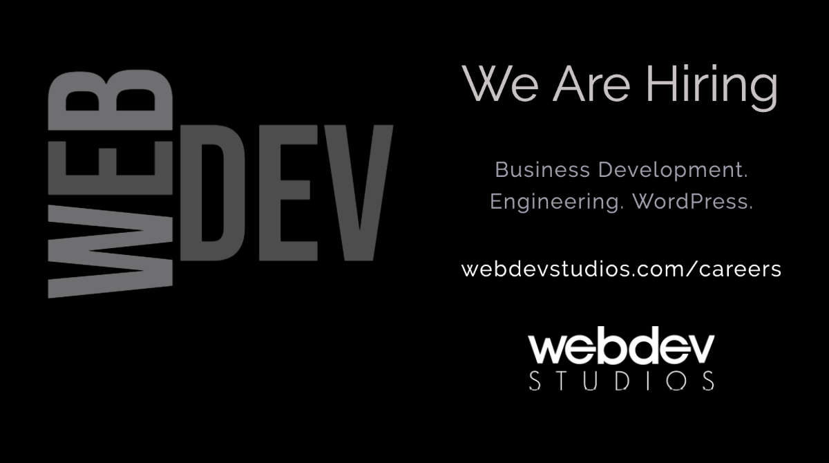 WordPress Careers at WebDevStudios