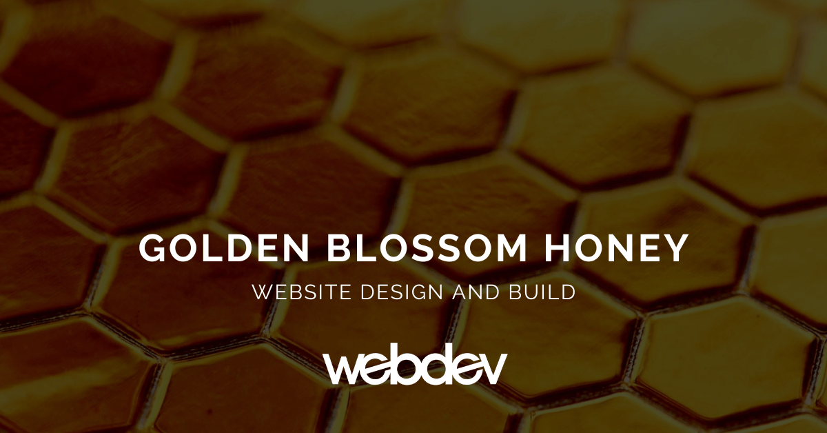 Golden Blossom Honey - CPG Website Redesign | Custom UX
